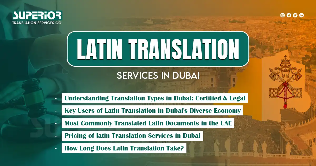 Professional Latin Translation Services in Dubai 0502827098
