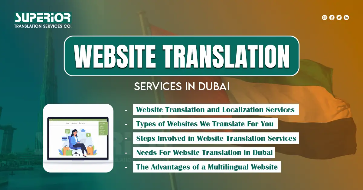 Website Translation Services in Dubai | 050-282-7098